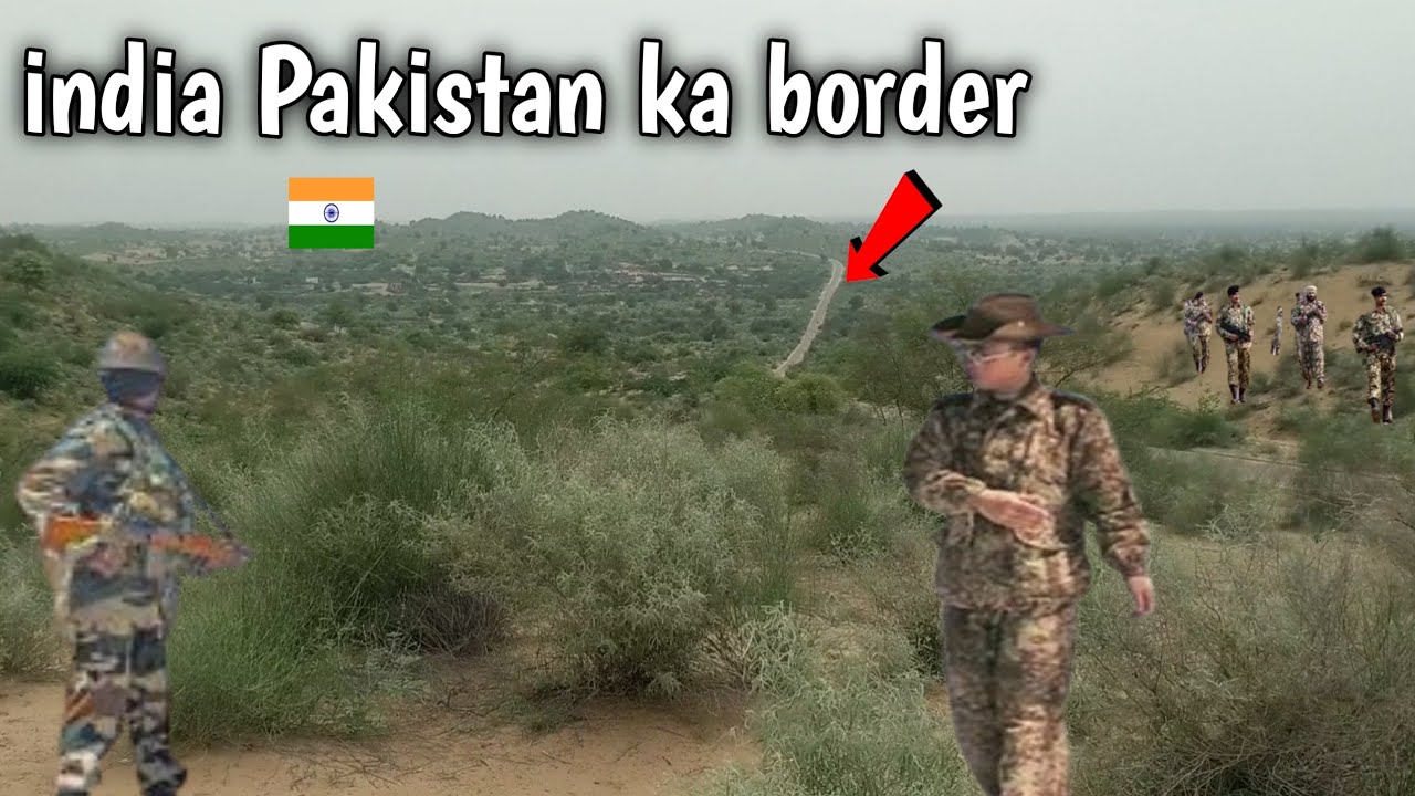 Pakistan to India Border zero Line ||Rajasthan border zero Line Vlogs ...