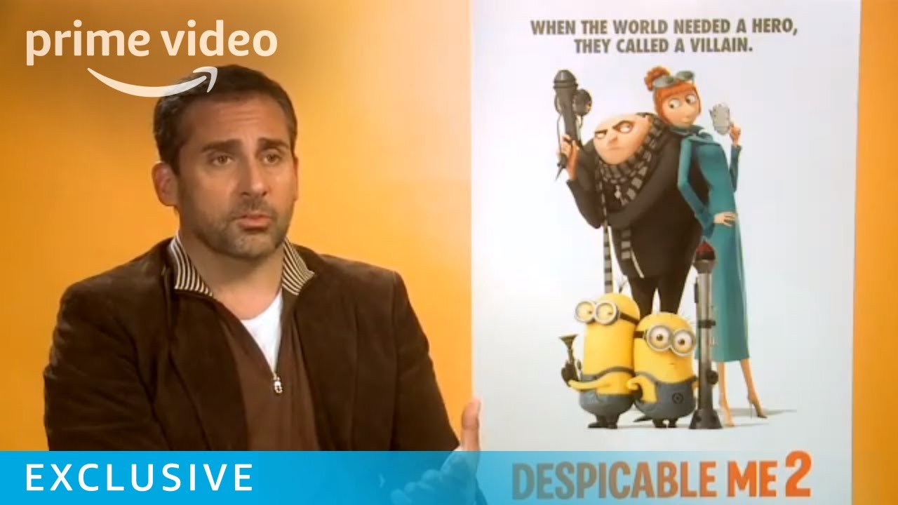 Despicable Me 2 - Steve Carell interview | Prime Video - YouTube