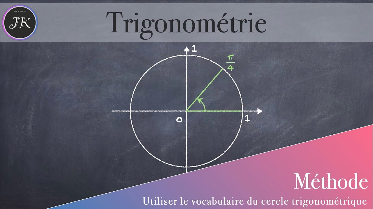 Le cercle trigonométrique - YouTube