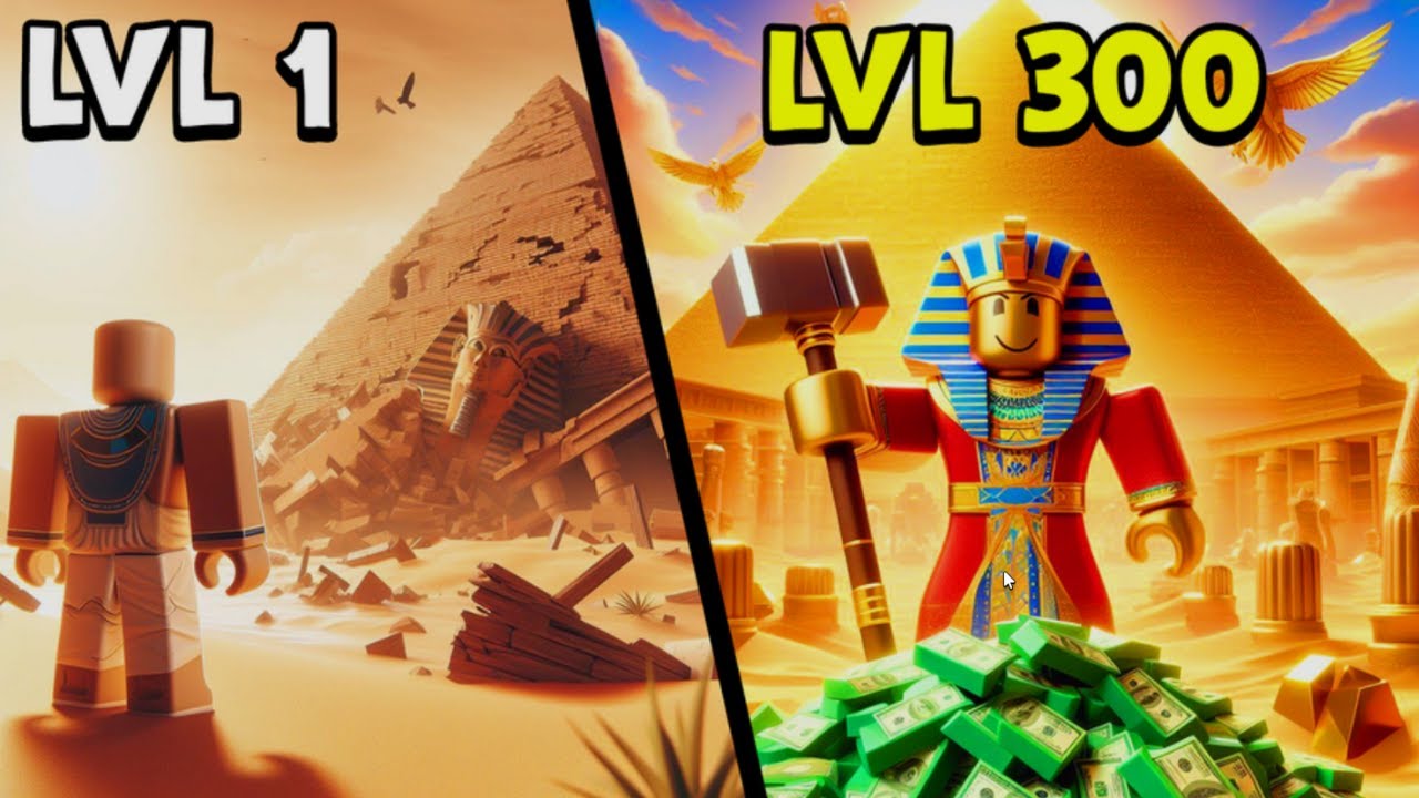 I MADE MY OWN PYRAMID IN ROBLOX|| MEGA PYRAMID TYCOON #1 - YouTube
