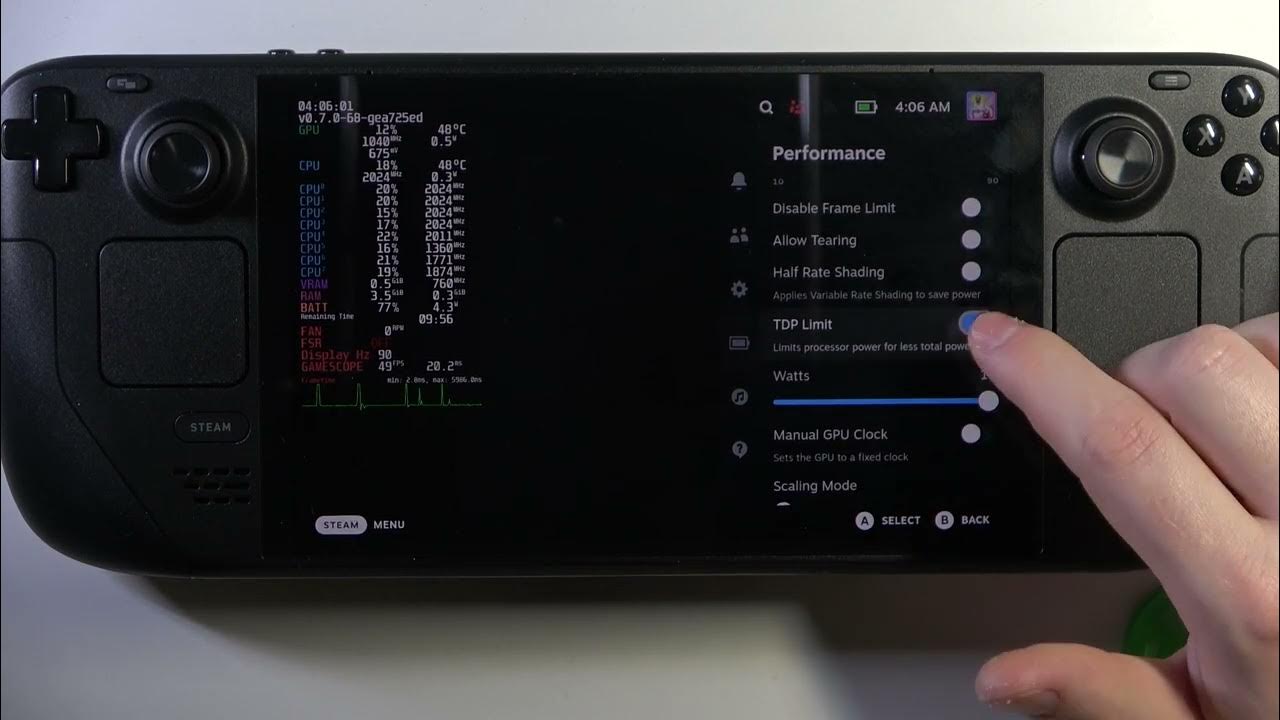 How To Enable & Disable TDP Limit On Steam Deck OLED - YouTube