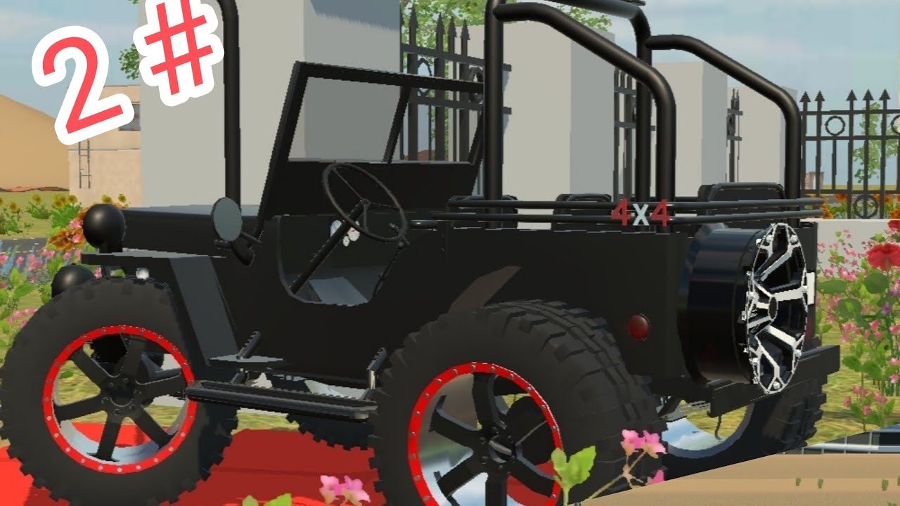 DRIVE LANDI JEEP TYER PANCHER ON MOUNTAIN 🗻 India 🇮🇳 vechile simulator ...
