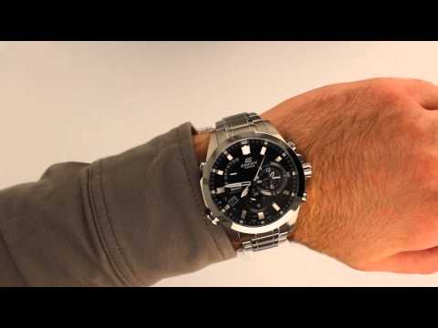 Casio Edifice Analogue Bluetooth Watch Tough Solar Black EQB-510D-1AER