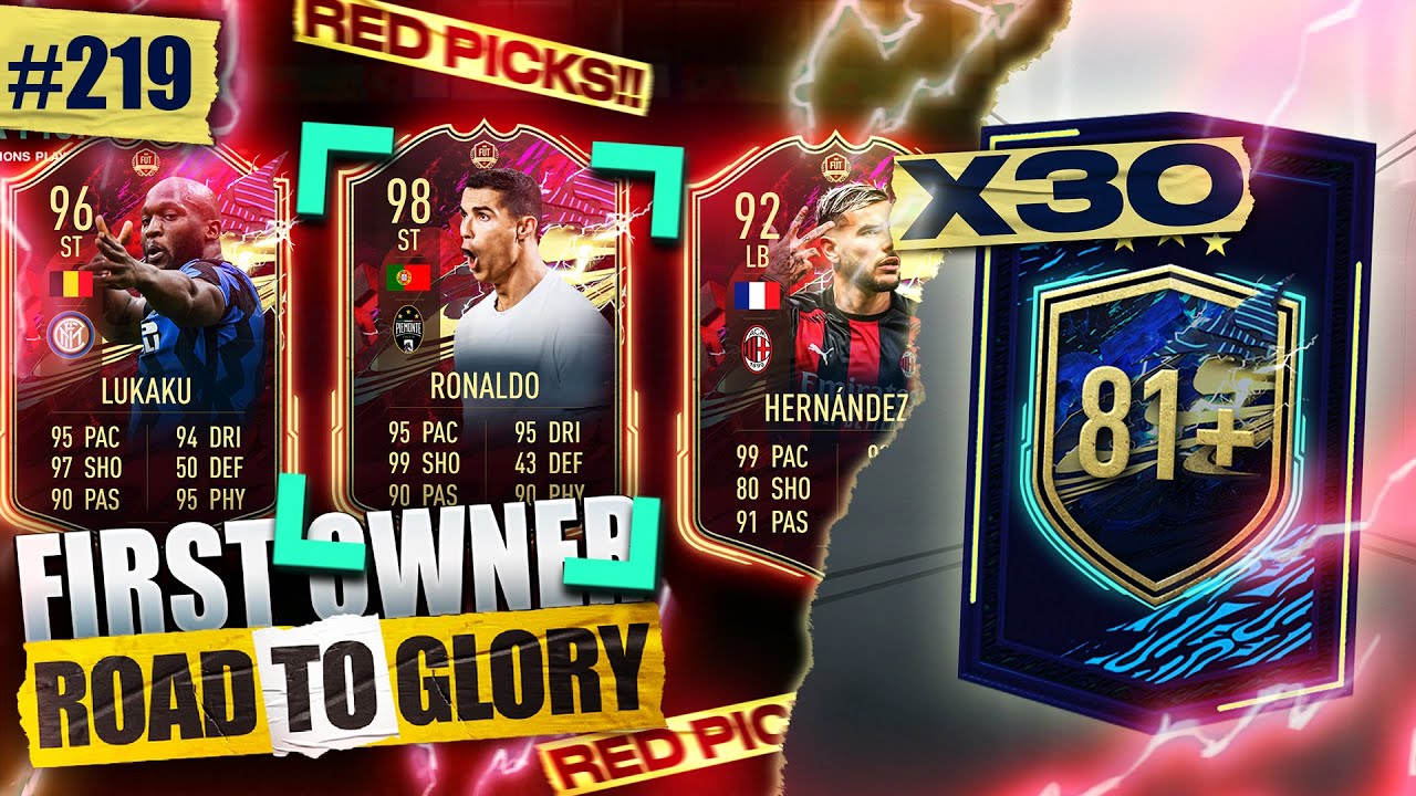 FUT CHAMPS RED PICKS!! 30X PLAYER PICKS - FIRST OWNER RTG #218 - FIFA ...