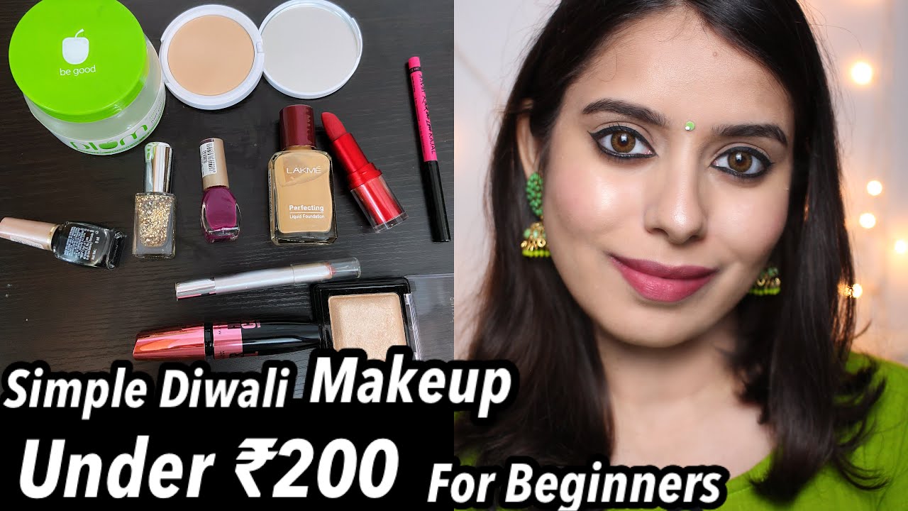 Simple Diwali Makeup | Affordable Makeup for Beginners in Tamil |Lakme ...