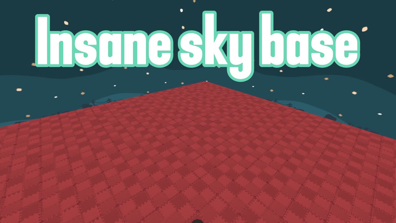 Insane two player sky base in yeeps hide and seek - YouTube