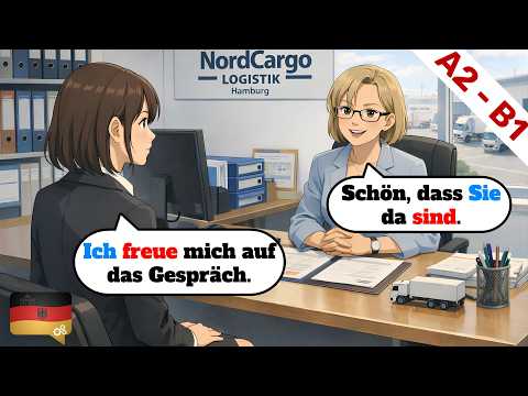 Deutsch Dialogen (A2-B1) | Deutsch lernen durch Hören | Deutsch Wörter & Sätze