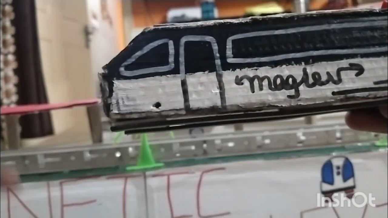 maglev train project working and explanation - YouTube