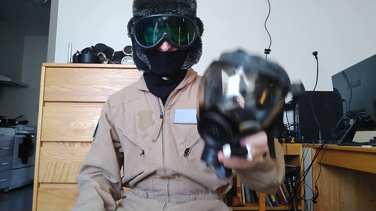 MSA Millennium gas mask - YouTube
