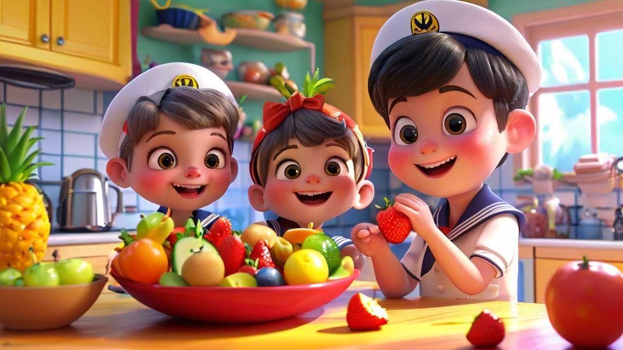 🍎🥕🍌Captain Kev’s Healthy Food Adventure: Yummy Eats for Super Energy! 🍎 ...