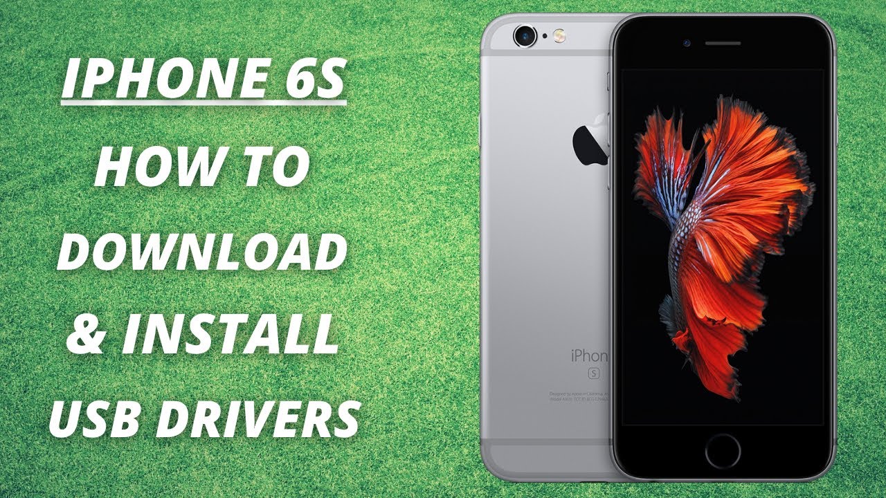 Download iphone 6s USB Driver ( 2 Methdos ) - YouTube