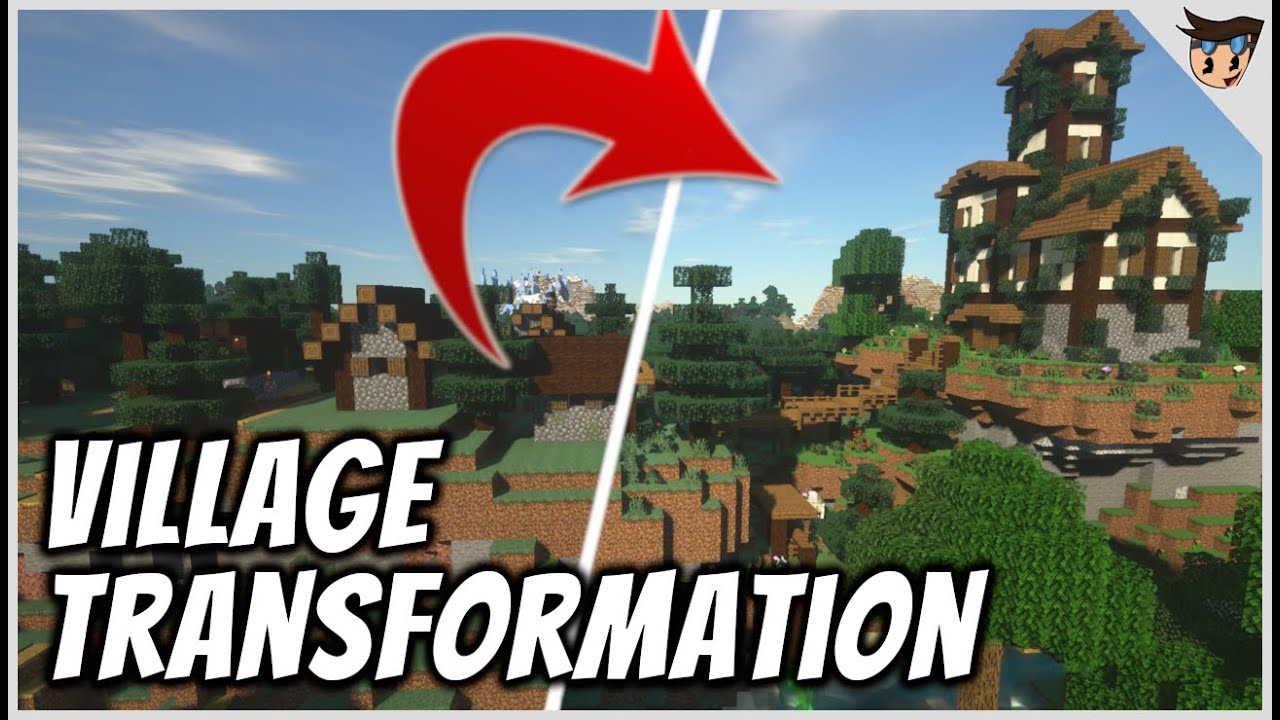Minecraft Taiga Village Transformation - YouTube