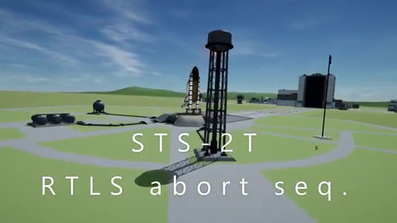 KSP - Space Shuttle - RTLS - STS-2T Shuttle Challenge - YouTube