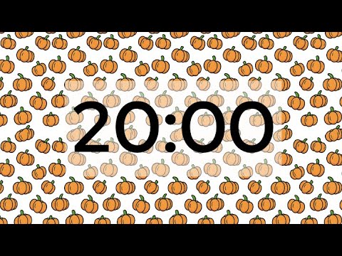 🎃 20-Minute Classroom Countdown Timer | Pumpkins Galore Theme for ...