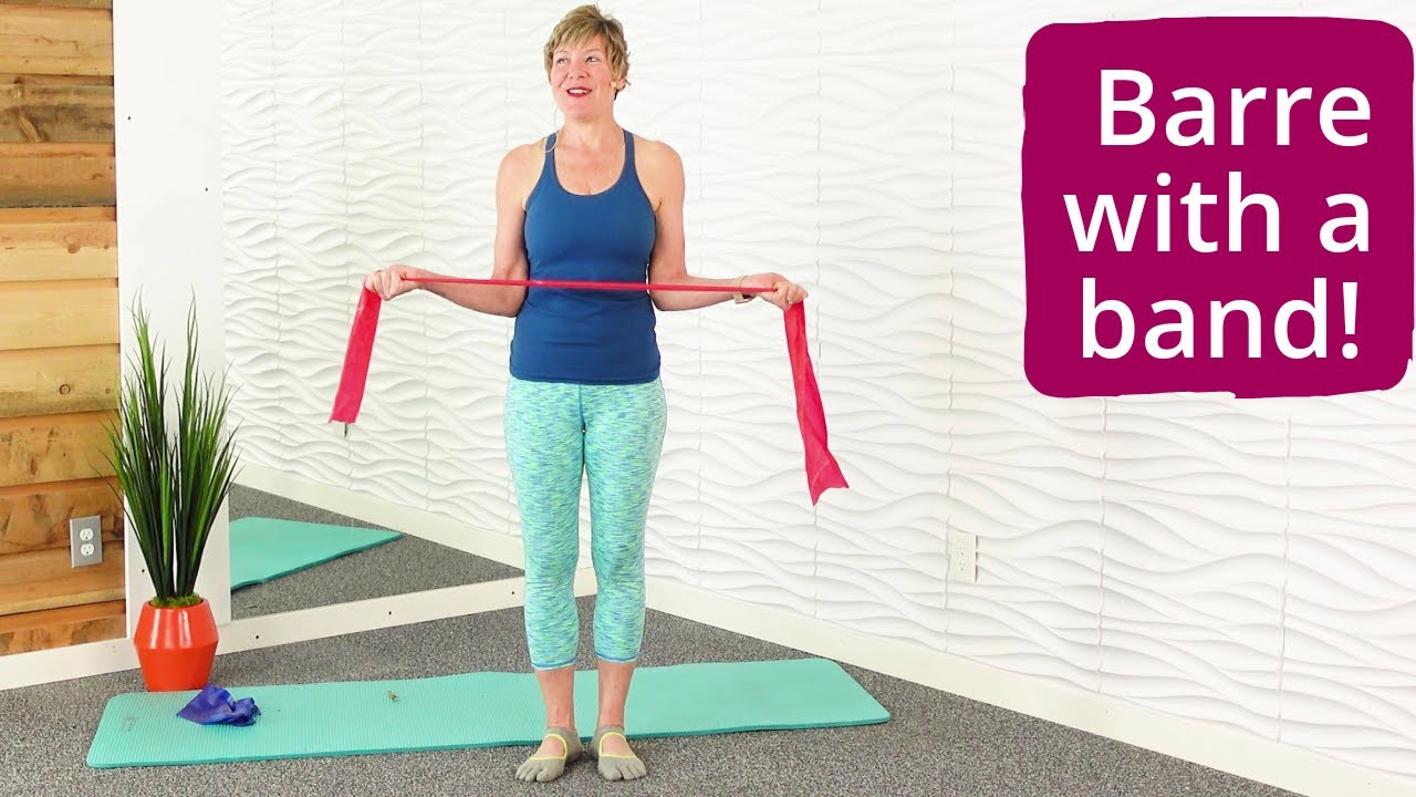 Barre with Bands Workout! // Fun & Low Impact - YouTube