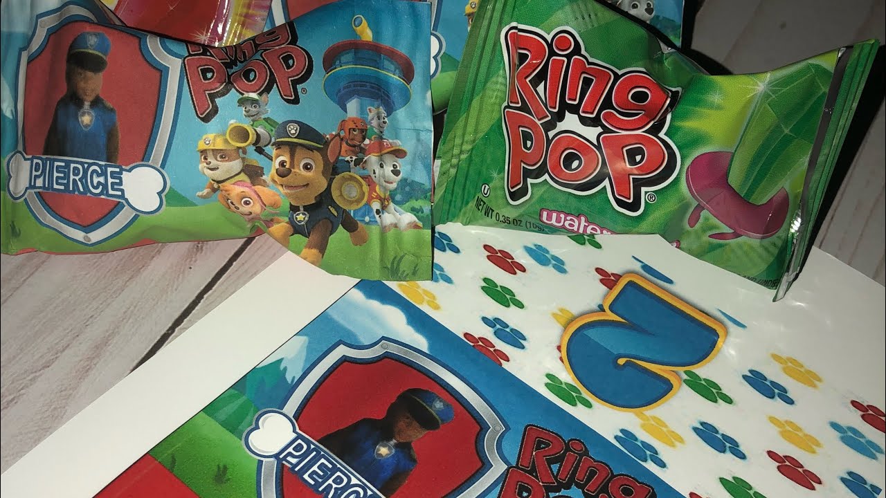 Ring Pop Wrapper in MS Publisher | Tam's Sweet Life - YouTube