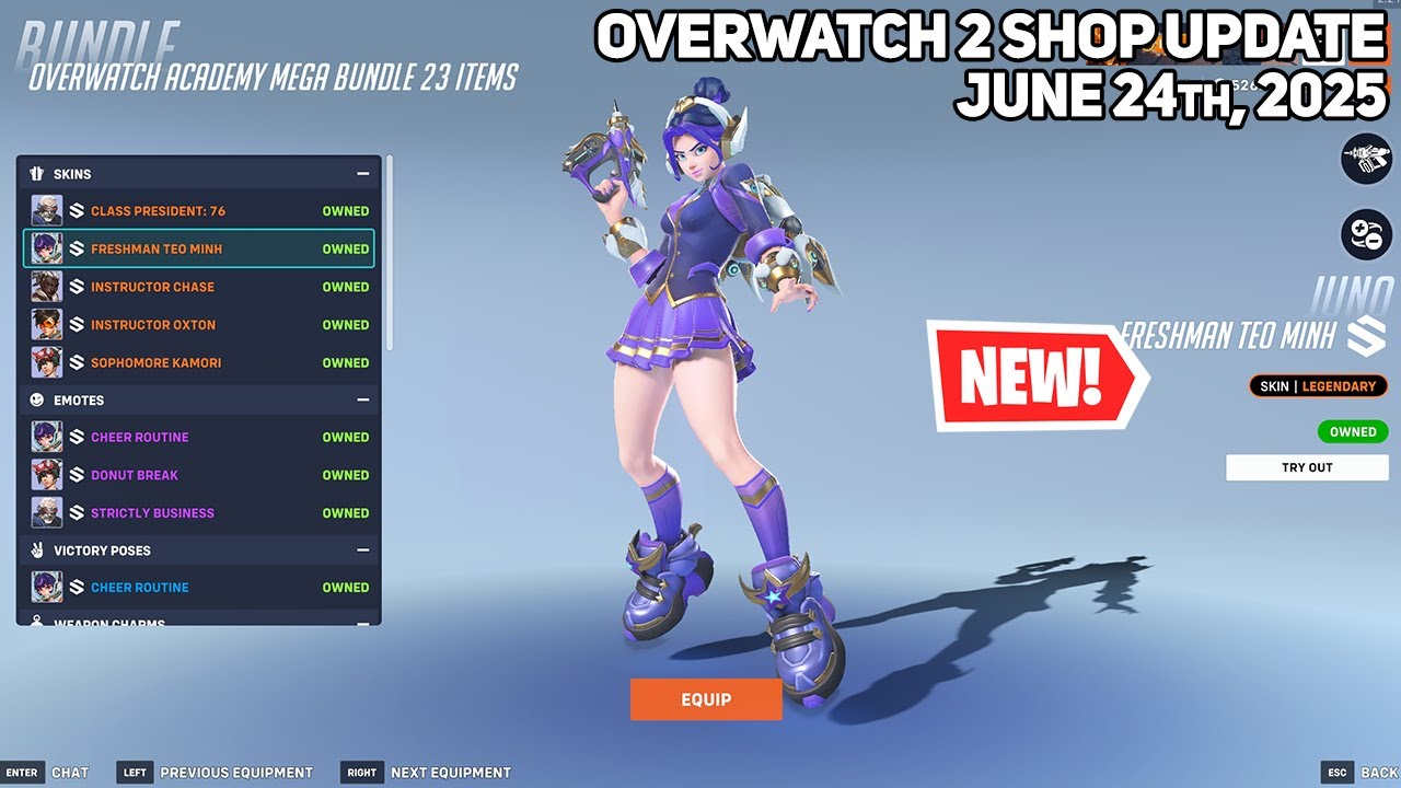 *NEW* OVERWATCH ACADEMY MEGA BUNDLE & SEASON 17 IS HERE! Overwatch 2 ...