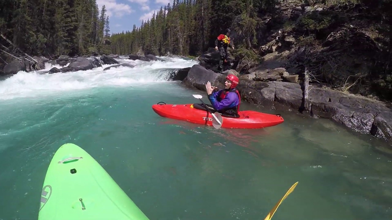 Kayaking Upper Bow River 2018 - YouTube