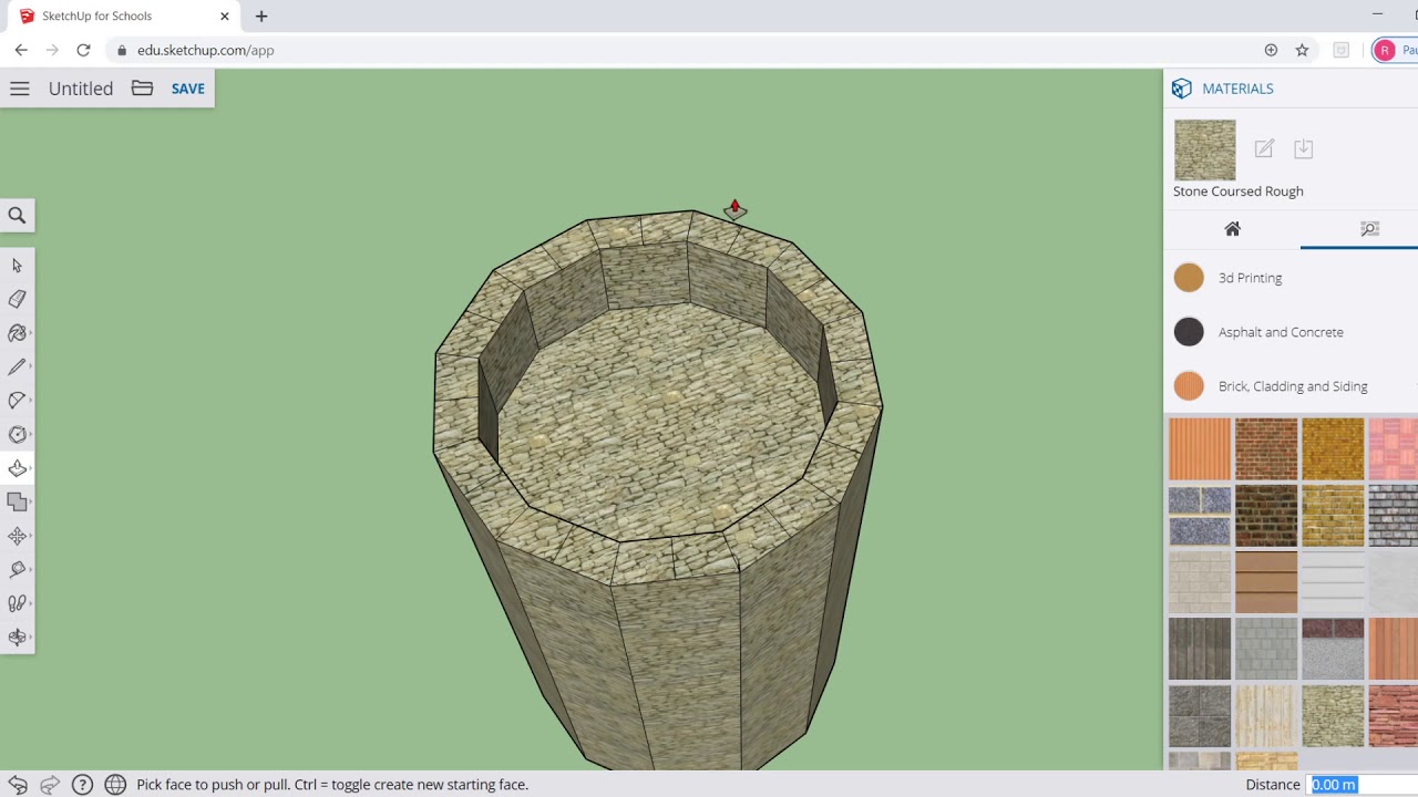 Sketchup Lesson 3: Creating a Castle - YouTube