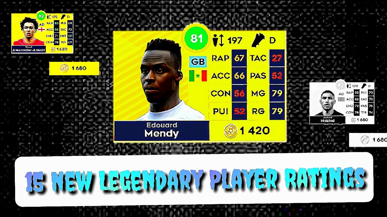 15 New Legendary Players Ratings - YouTube