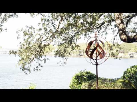 Hydro-Ball Wind Spinner SKU# KA6999 - Wind & Weather - YouTube