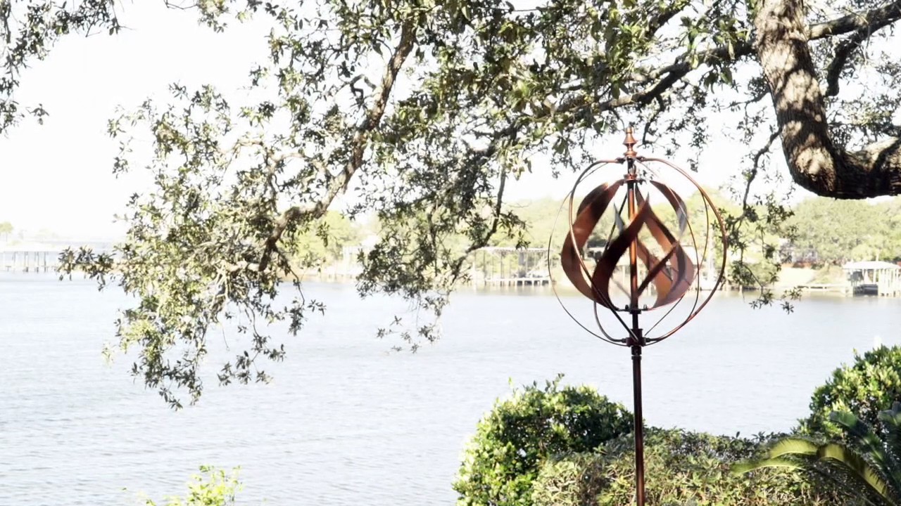 Hydro-Ball Wind Spinner SKU# KA6999 - Wind & Weather - YouTube