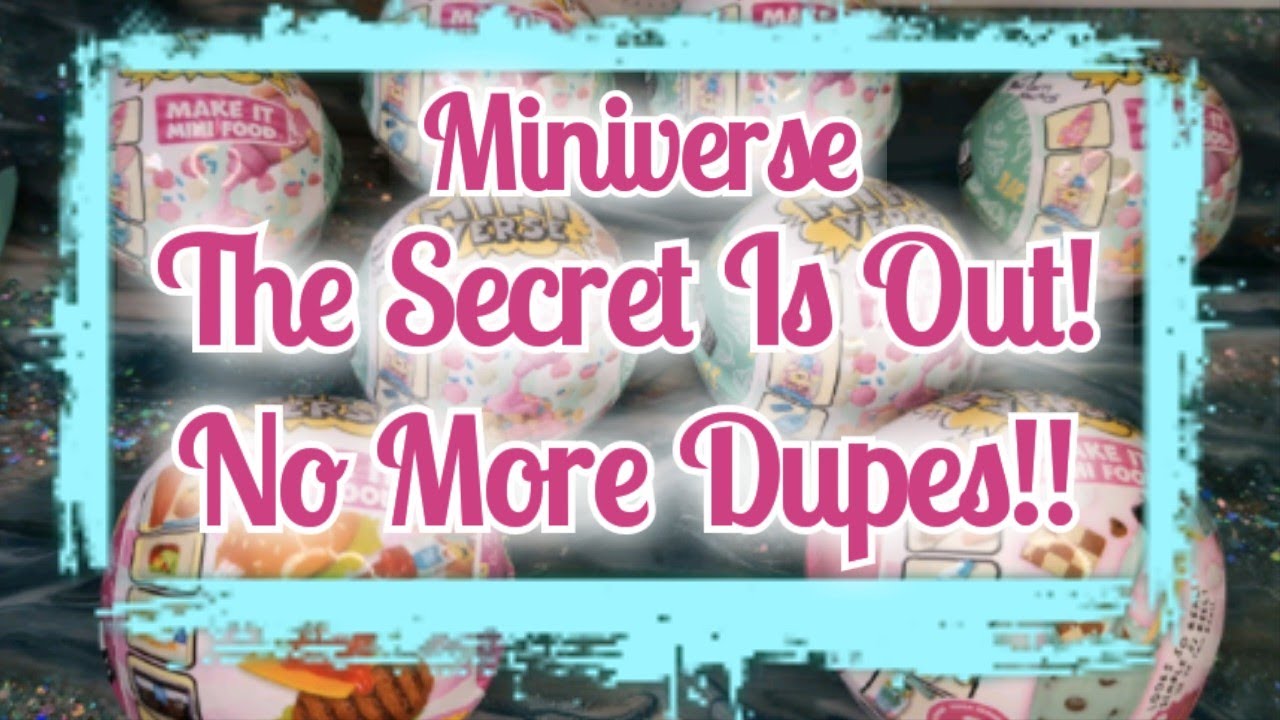 Miniverse Hacks, No Weighing, No Shaking, No Dupes! Get What You Want ...
