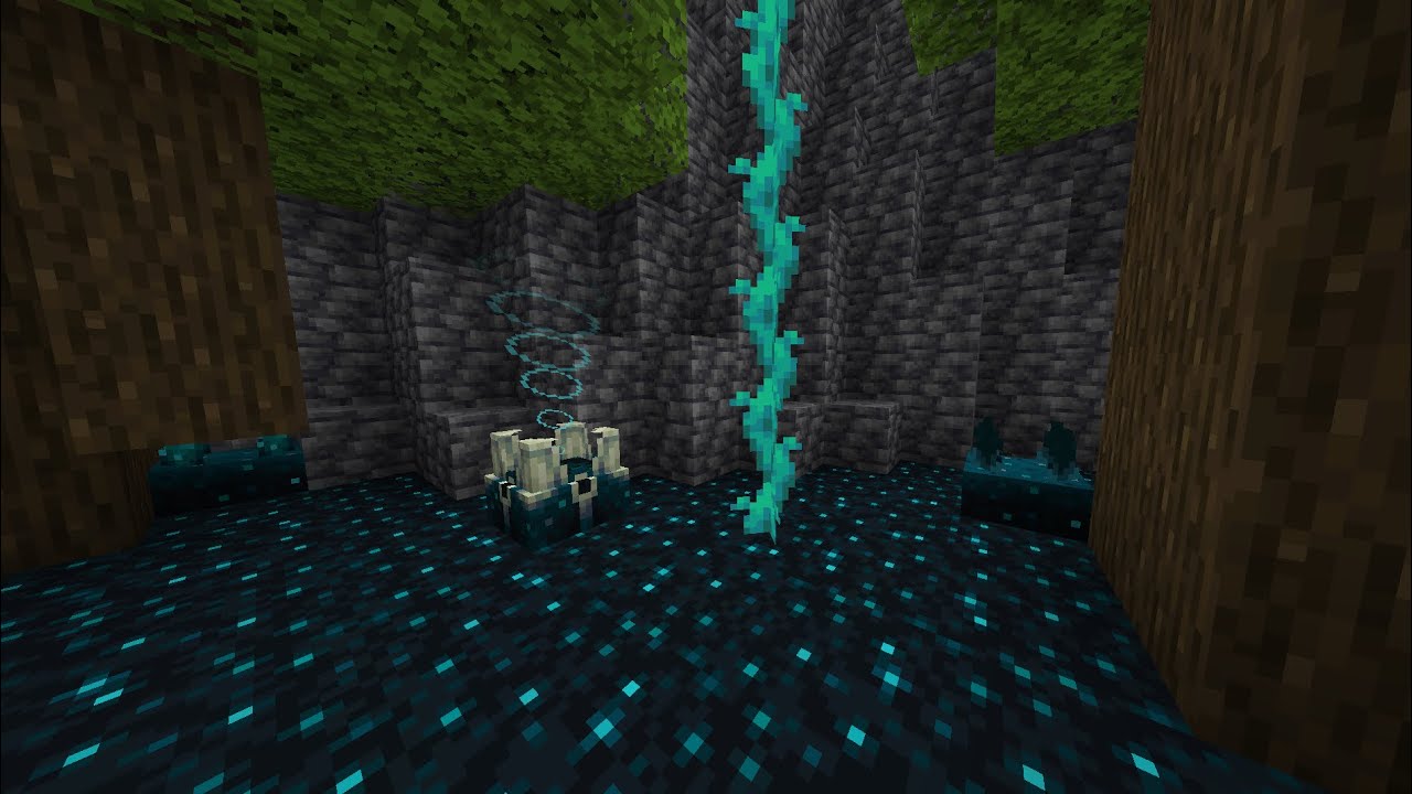 Adding sensors, shriekers and vines to the haunted house biome in my ...