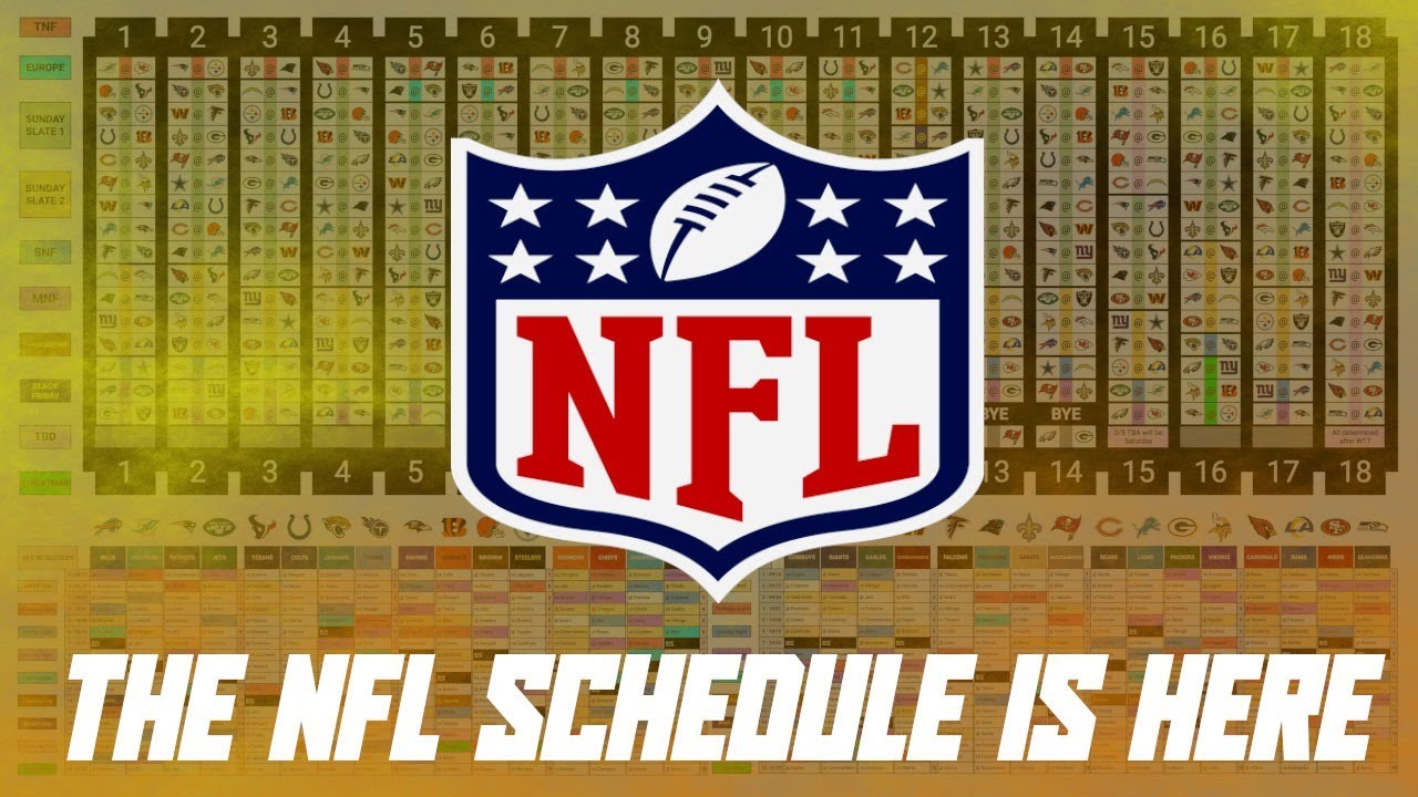 The NFL Schedule is Here - YouTube