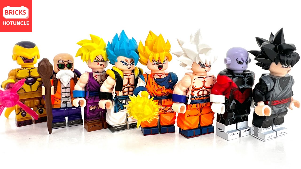Lego Dragon Ball Minifigures Season 2 (Part 2) Speed Build | Unofficial ...