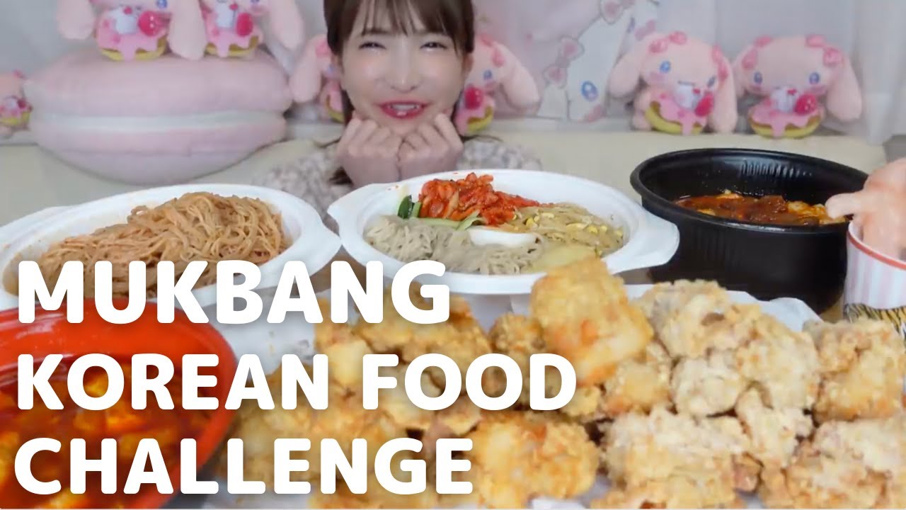 [MUKBANG] MASSIVE Korean Food Challenge - Japanese Idol big eater ...