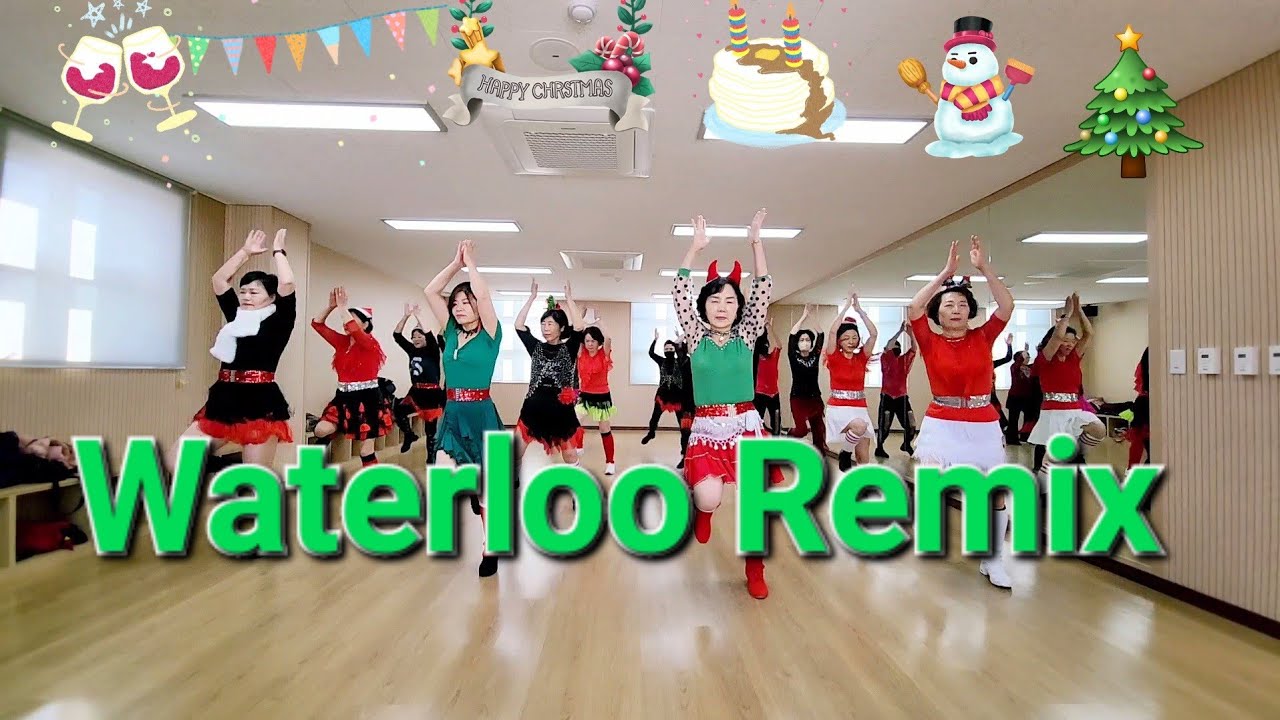 Waterloo Remix Line Dance/Improver - YouTube