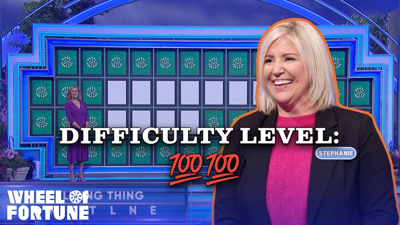 Stephanie's Bonus Round | S41 | Wheel of Fortune - YouTube