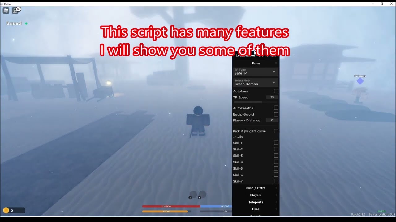 Roblox Demonfall Script (AutoFarm Mobs, AutoFarm Trinket, GodMode ...