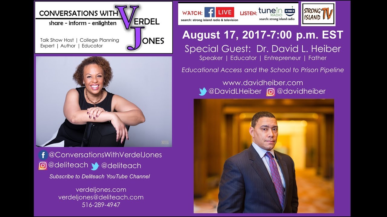 Conversations with Verdel Jones - Guest Dr. David Heiber Talks Student ...