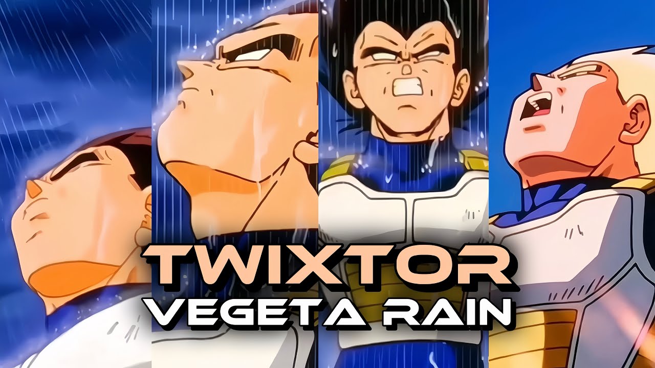 Vegeta Rain / Sad Twixtor [ 4K Clips ] - YouTube