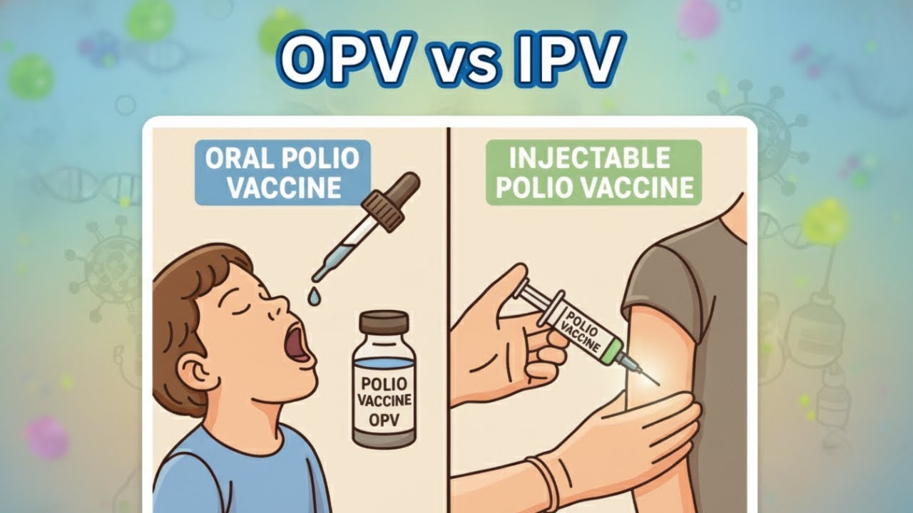 OPV vs IPV Explained | Community Medicine PSM Podcast 💉 | Rapid ...