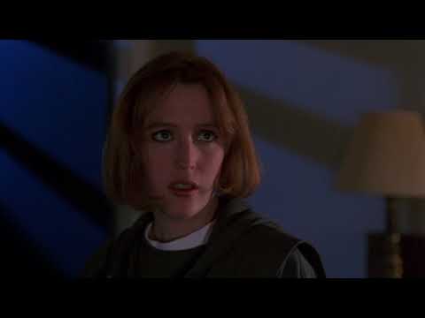 Scully & Mulder & Bounty Hunter fight scene (2x17)