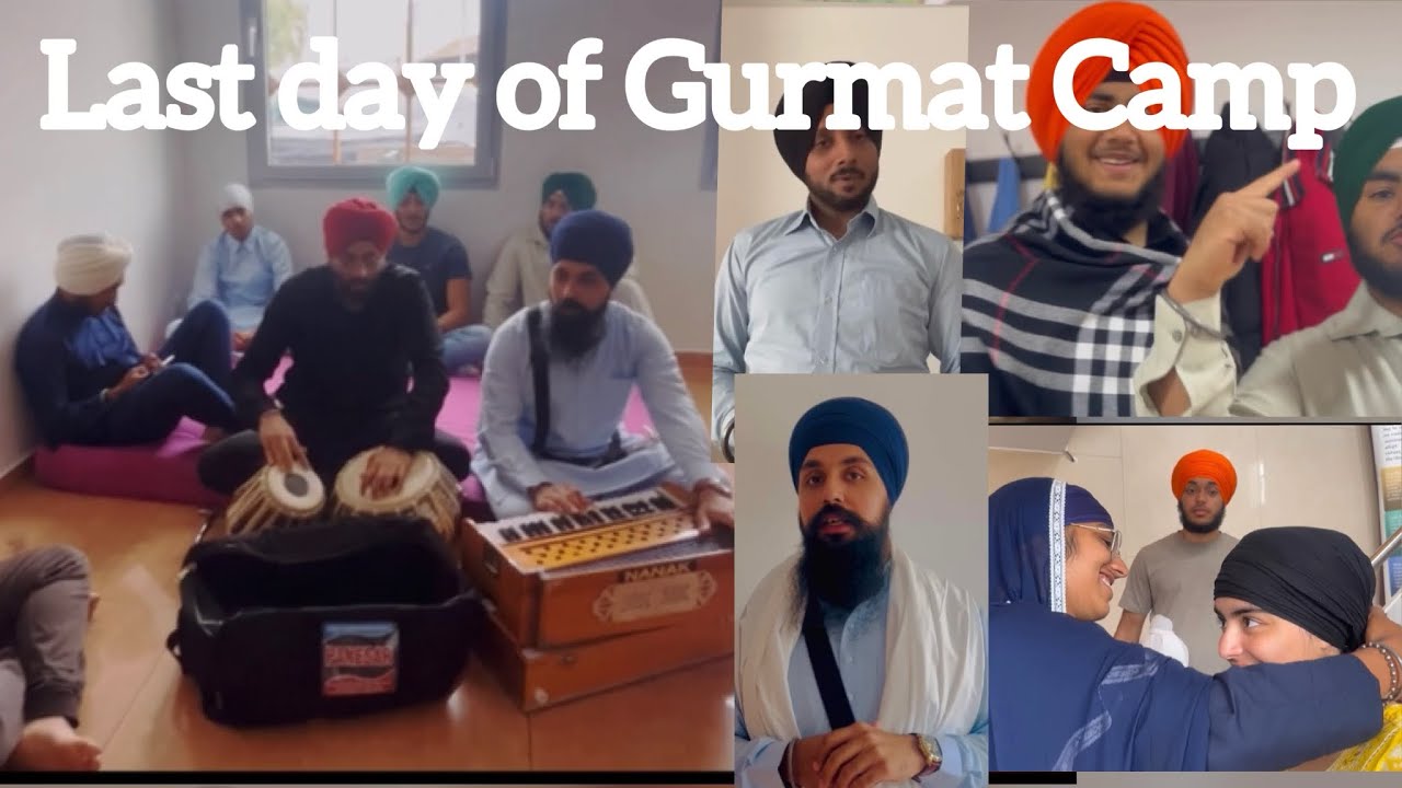 GURMAT CAMP LAST DAY || LAST DAY OF GURMAT CAMP || SUNDAY GURUDWARA ...