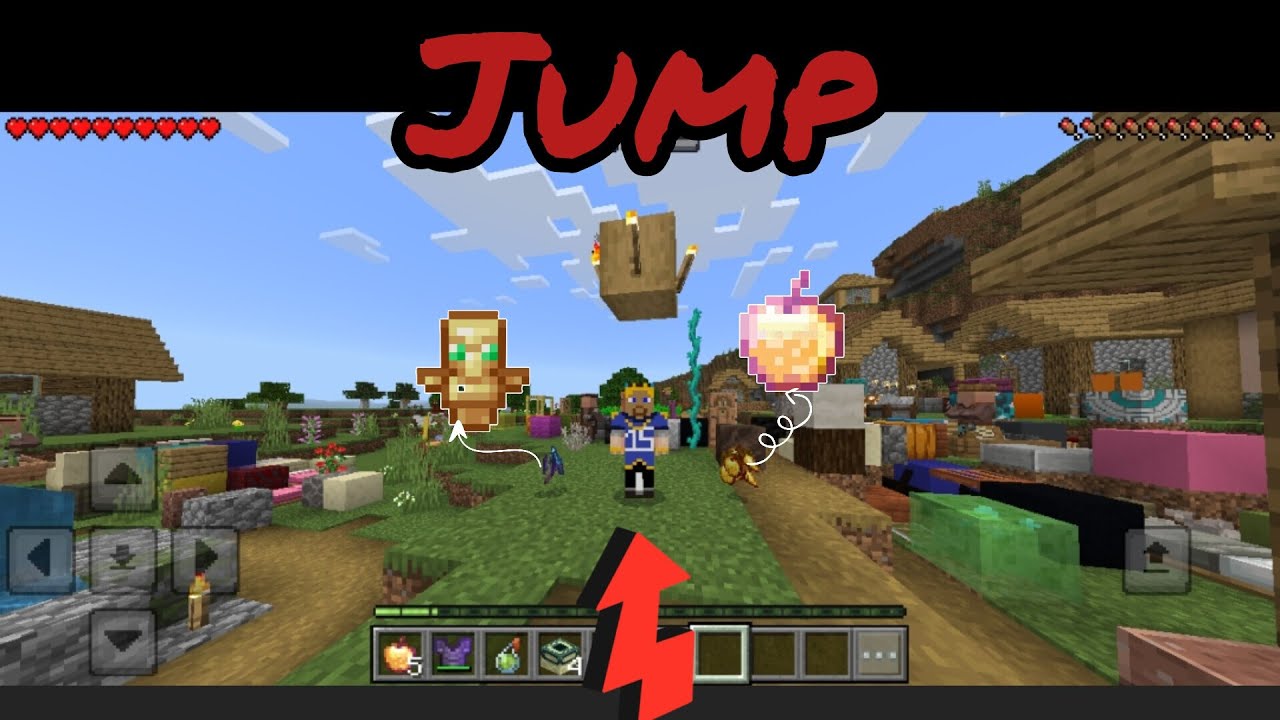 Minecraft But, Jumping Gives OP Items - YouTube