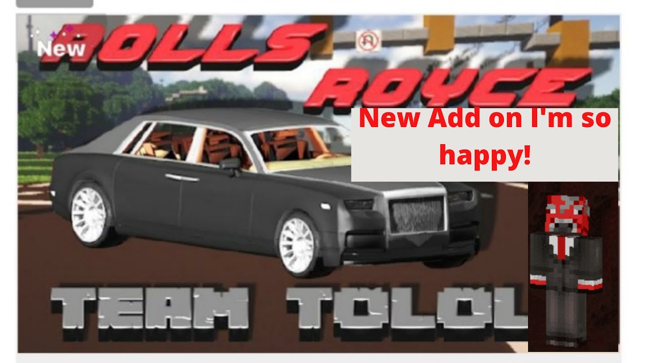 Rolls Royce car Addon (Minecraft Pocket Edition) - YouTube