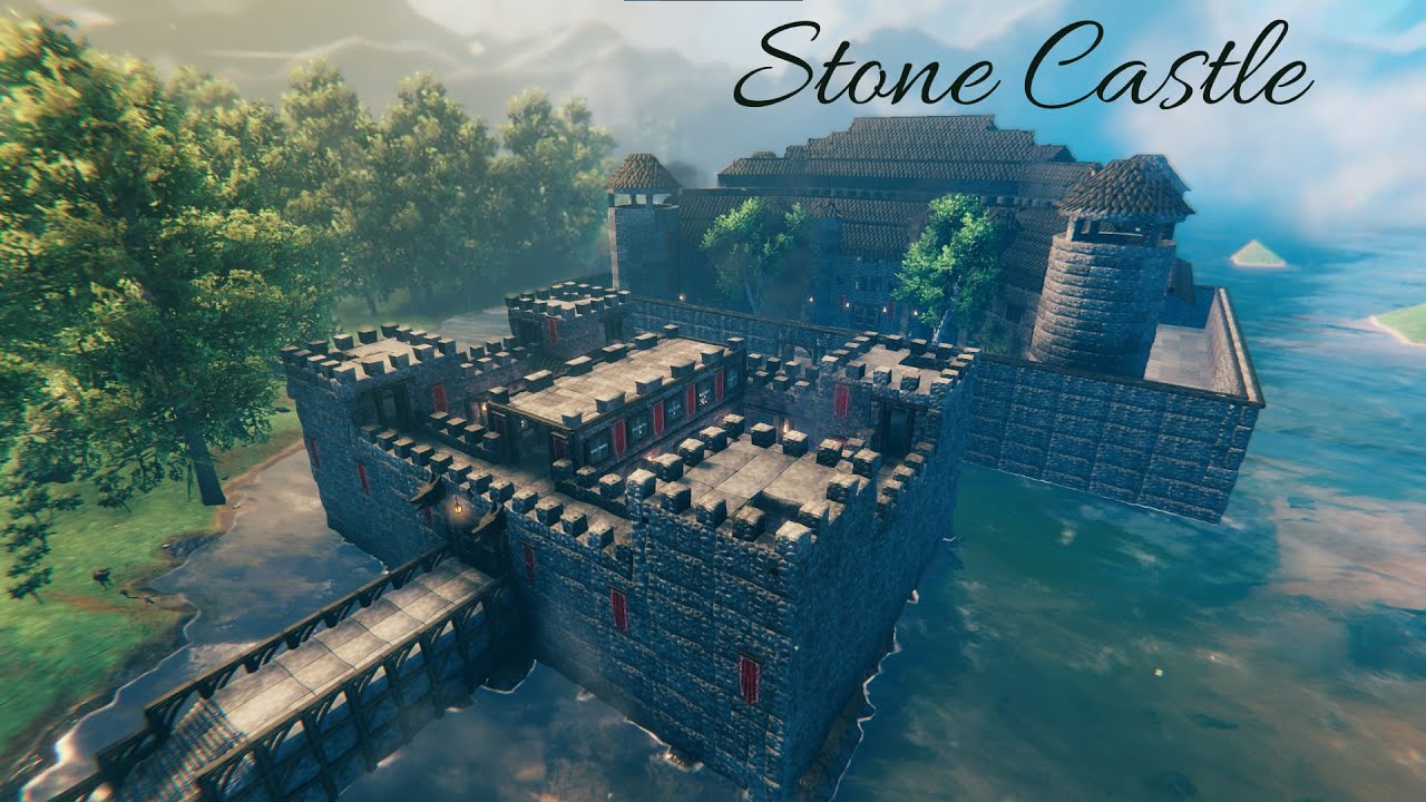 STONE CASTLE IN VALHEIM | КАМЕННЫЙ ЗАМОК В ВАЛЬХЕЙМ - YouTube