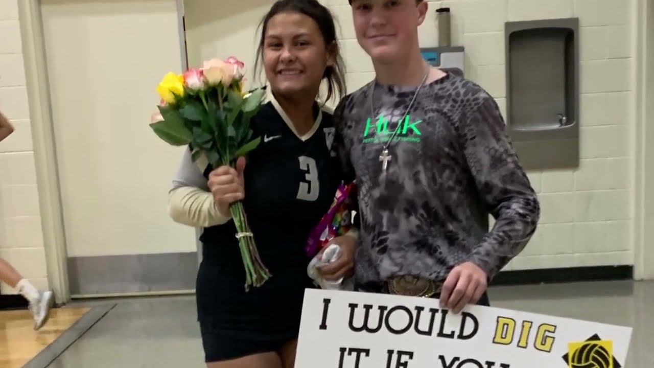 Charity and Tucker Jacobson asking her to homecoming October 2022 - YouTube