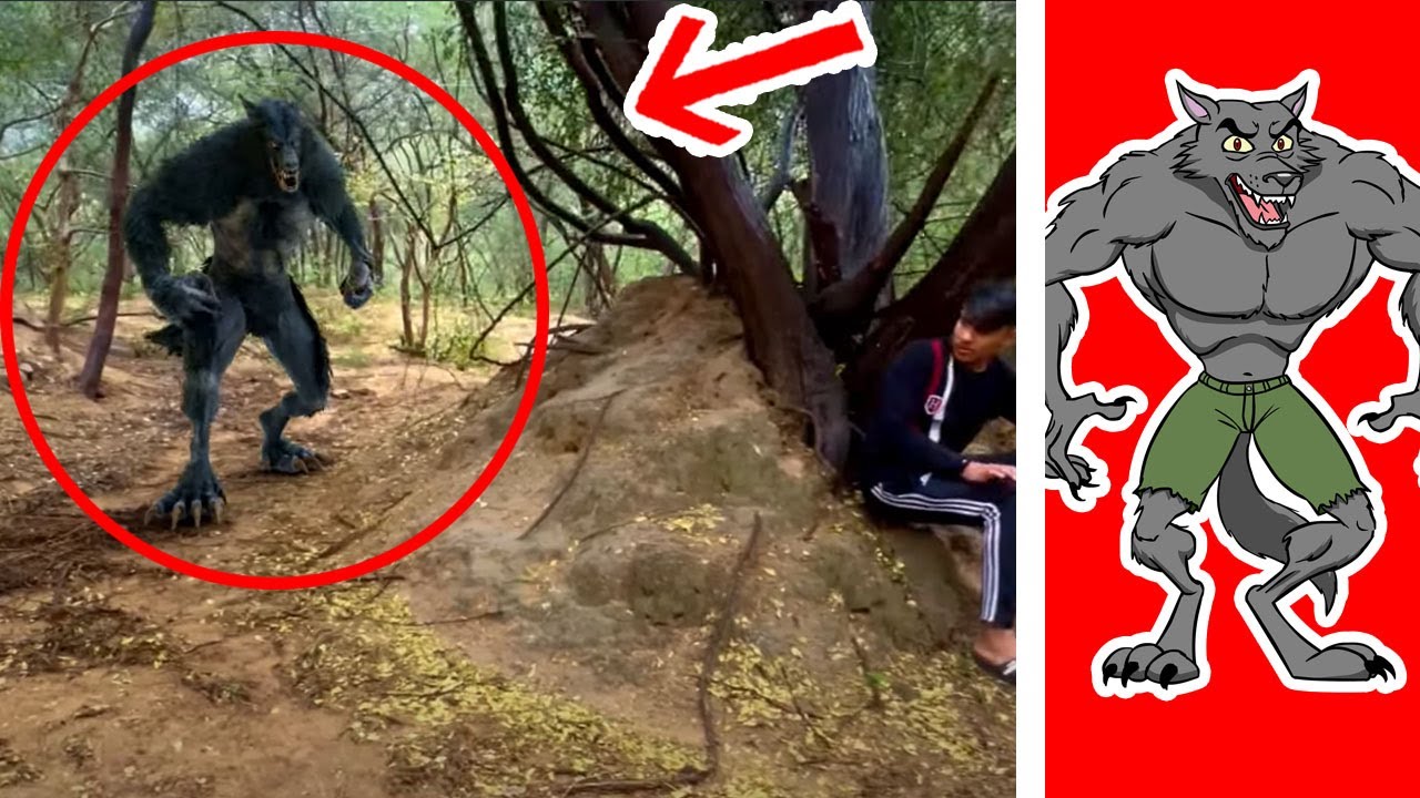 HOMBRE LOBO Captado en camara en la vida real - YouTube