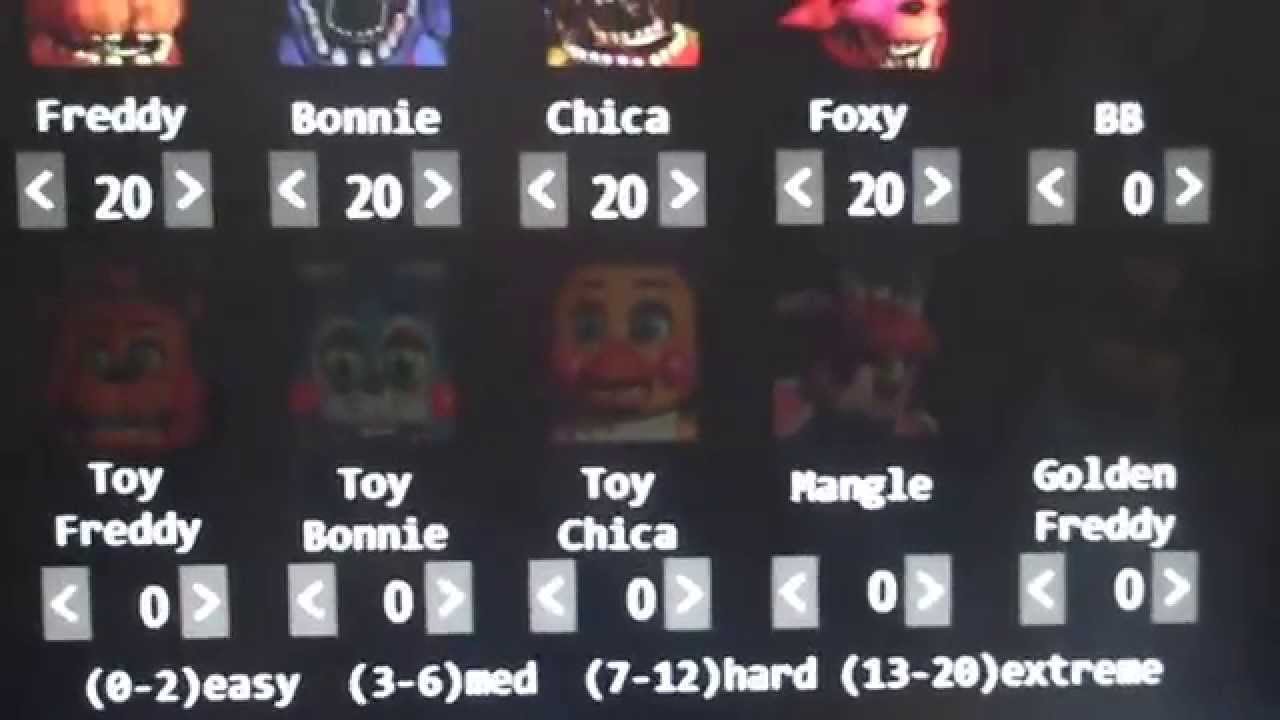 Cheat For FNAF 2 - YouTube