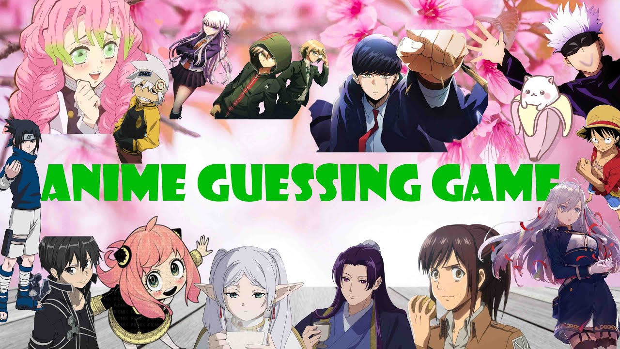 Anime Guessing Game - YouTube
