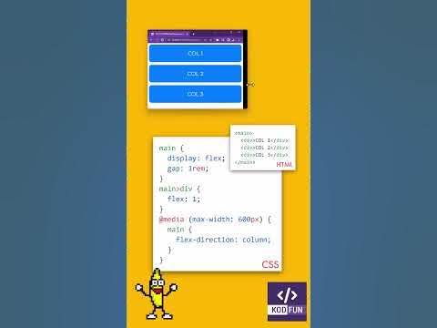 CSS Flexbox ile Responsive 3 Sütun - YouTube