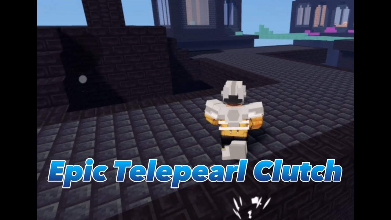 Epic Telepearl Clutch! (Roblox BedWars) - YouTube