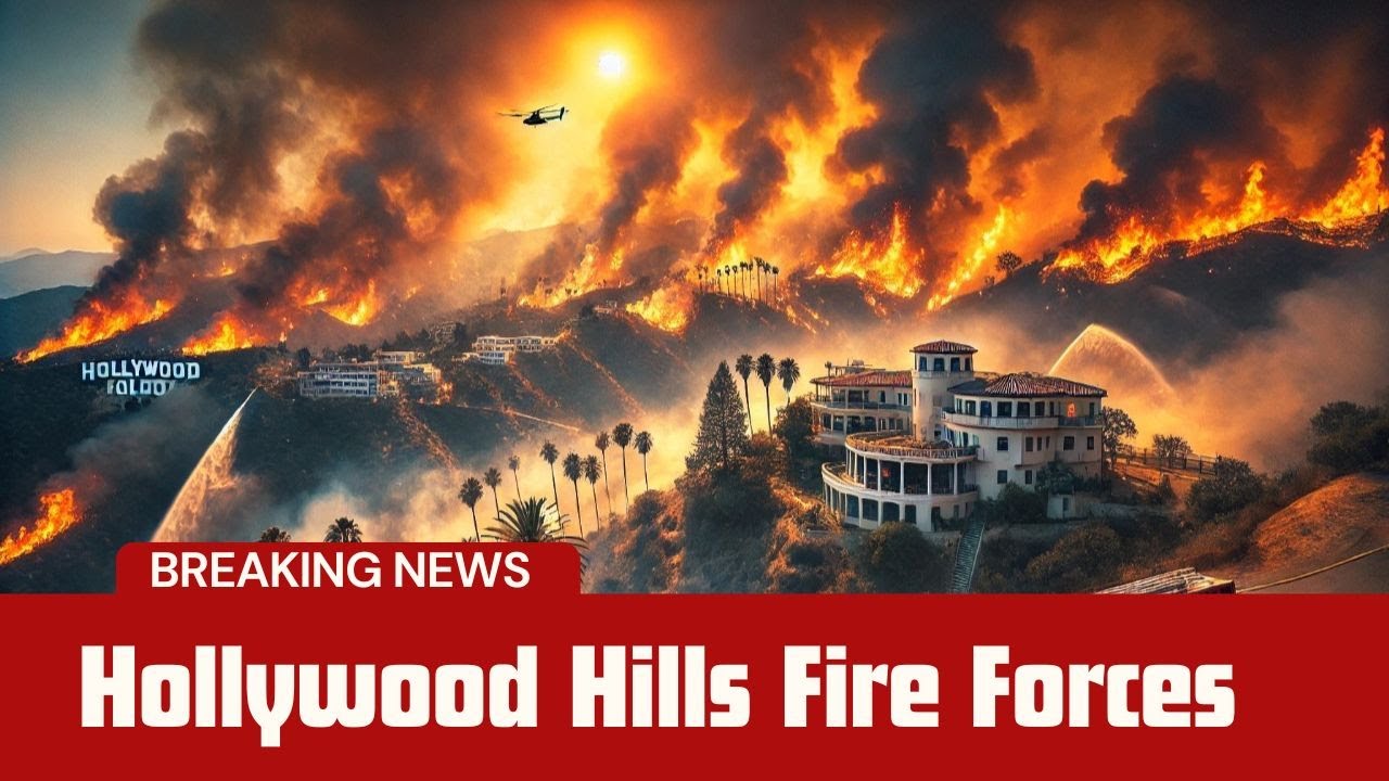 Breaking: Hollywood Hills Fire Forces A-List Evacuations! - YouTube