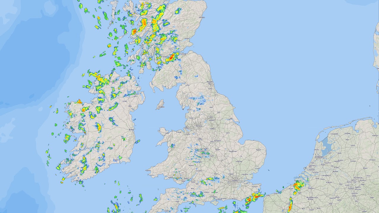 UK Rain Radar - 2020/02/17 - YouTube